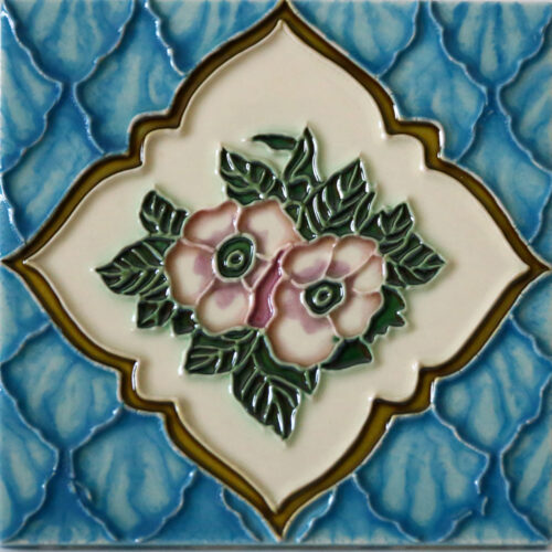Unique Lovely hand painted ceramic wall tiles 6inch